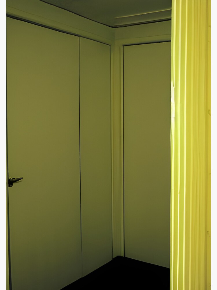 "The Backrooms - Liminal Space - Doors and Yellow Wallpaper" Spiral ...