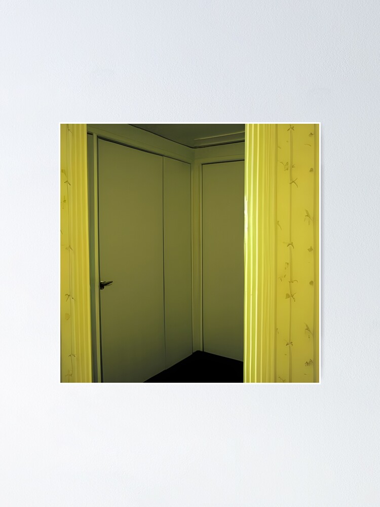 "The Backrooms - Liminal Space - Doors and Yellow Wallpaper" Poster for ...