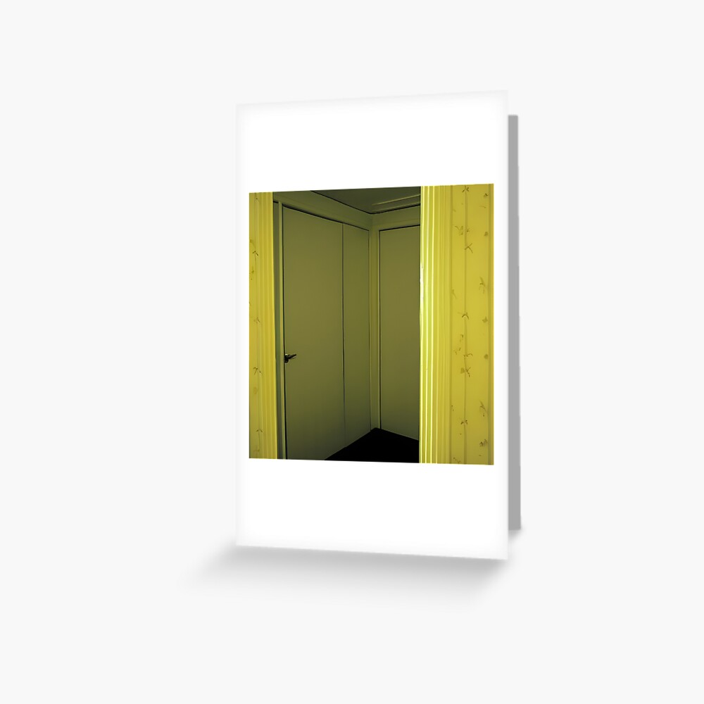 "The Backrooms - Liminal Space - Doors and Yellow Wallpaper" Greeting ...