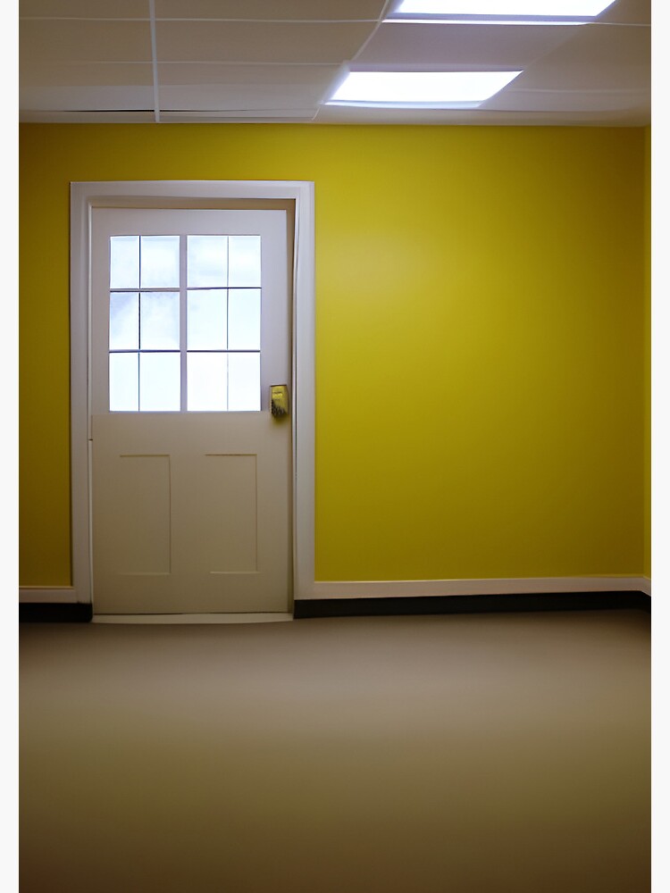 "The Backrooms - Liminal Space - Doors and Yellow Wallpaper" Spiral ...