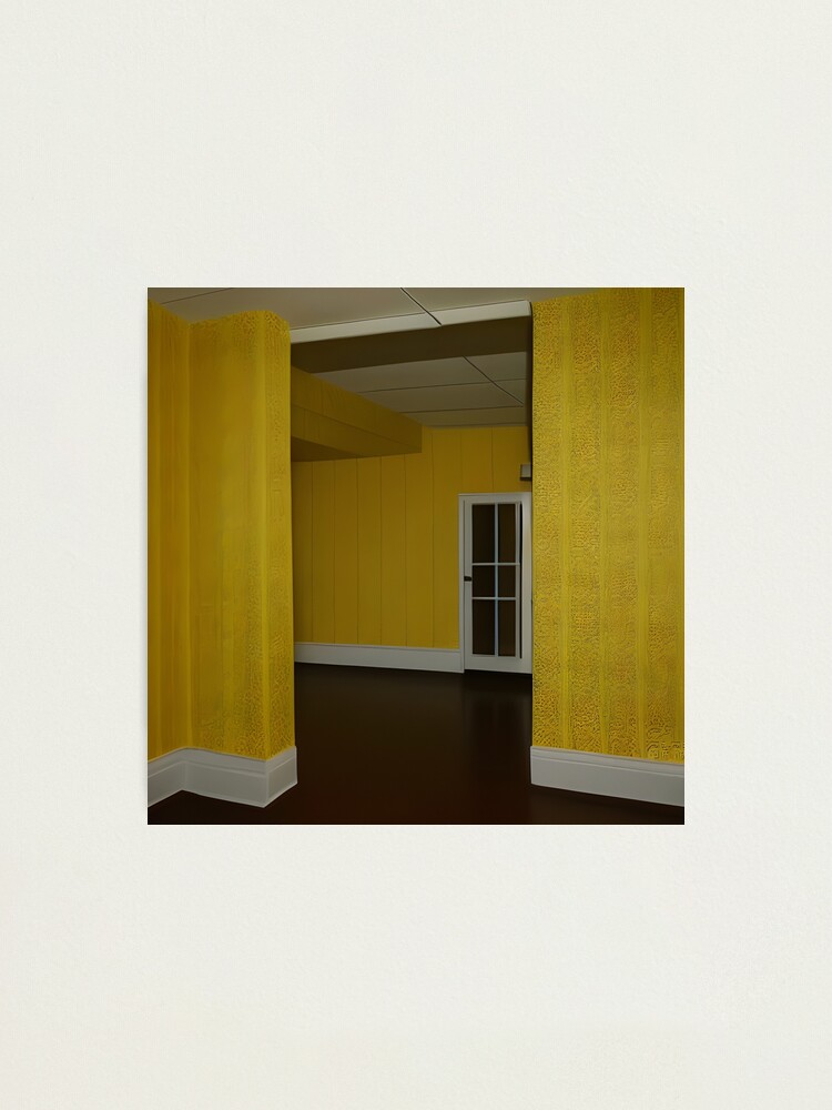 "The Backrooms - Liminal Space - Doors and Yellow Wallpaper ...