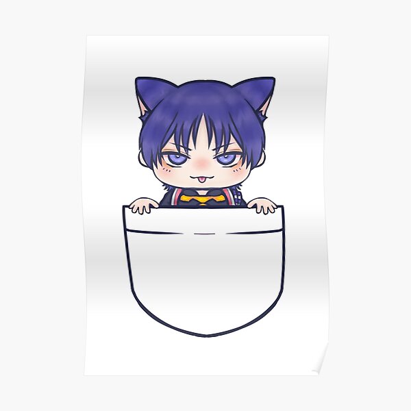 "Genshin Impact Pocket Kitty Scaramouche" Poster for Sale by ...