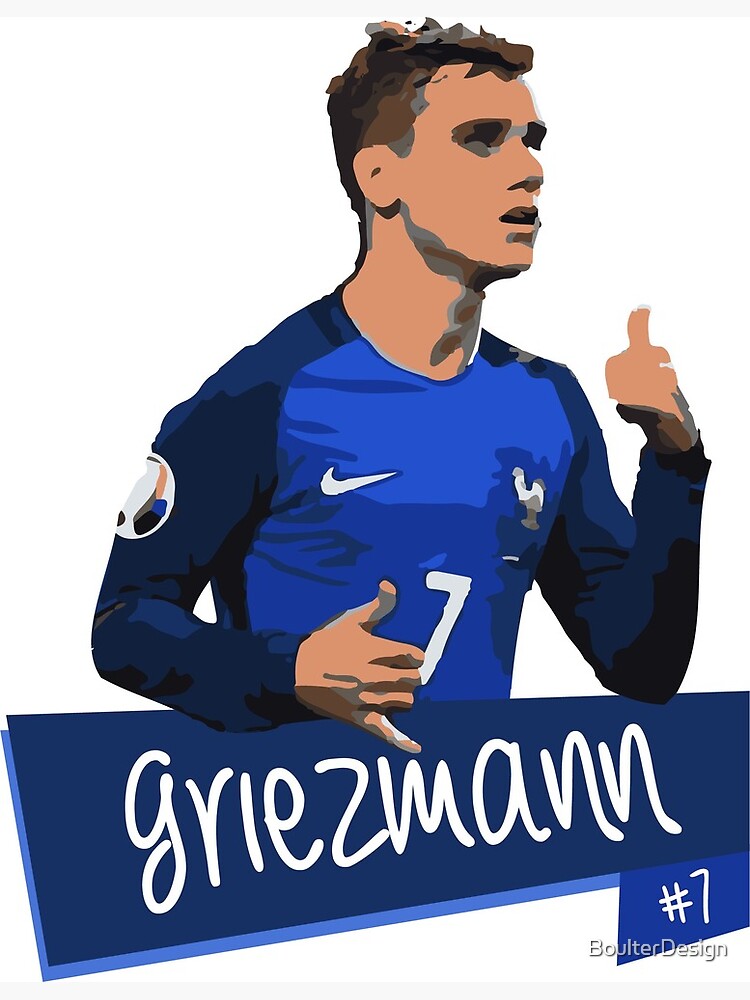 "Antoine Griezmann" Art Print by BoulterDesign | Redbubble