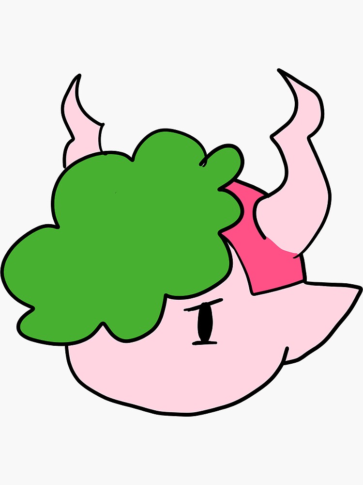 "Demon Girl Verna" Sticker for Sale by MuyMegArt | Redbubble