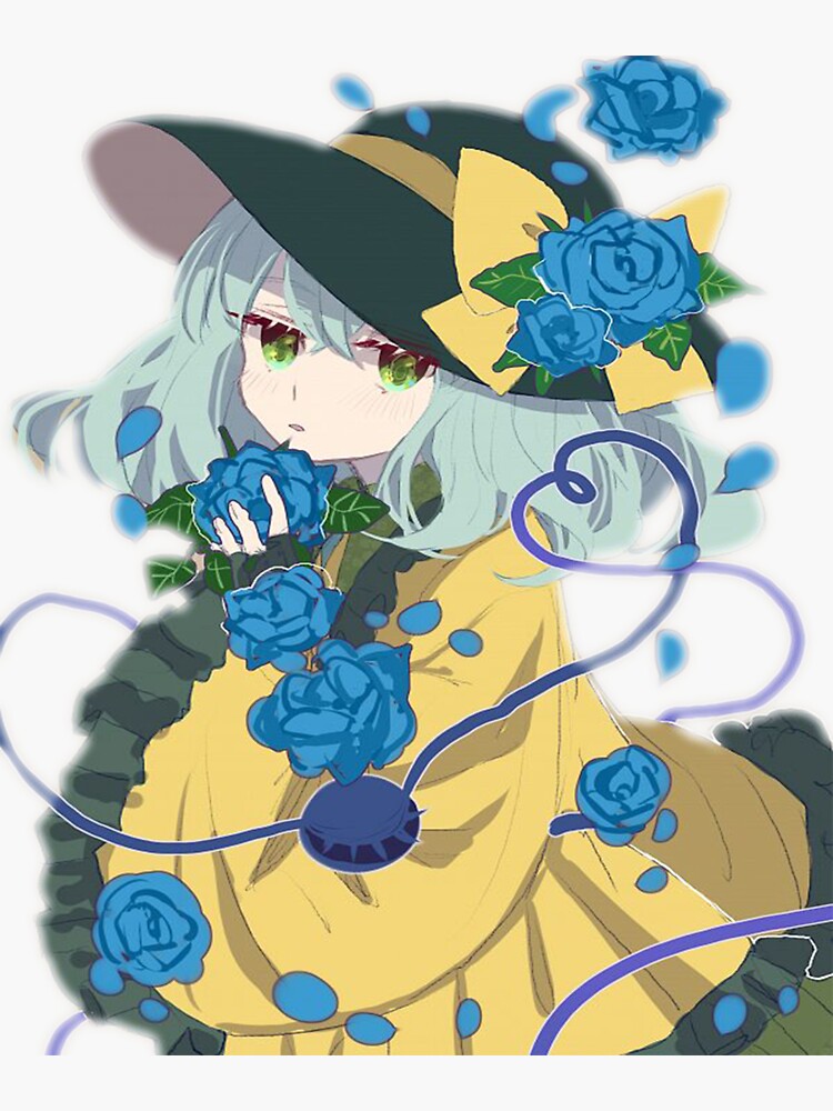 "cute koishi" Sticker by shanksy-d | Redbubble