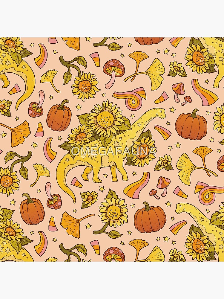 "Autumn Camarasaurus | Fall Dinosaur Sunflower Art | Fun Science ...