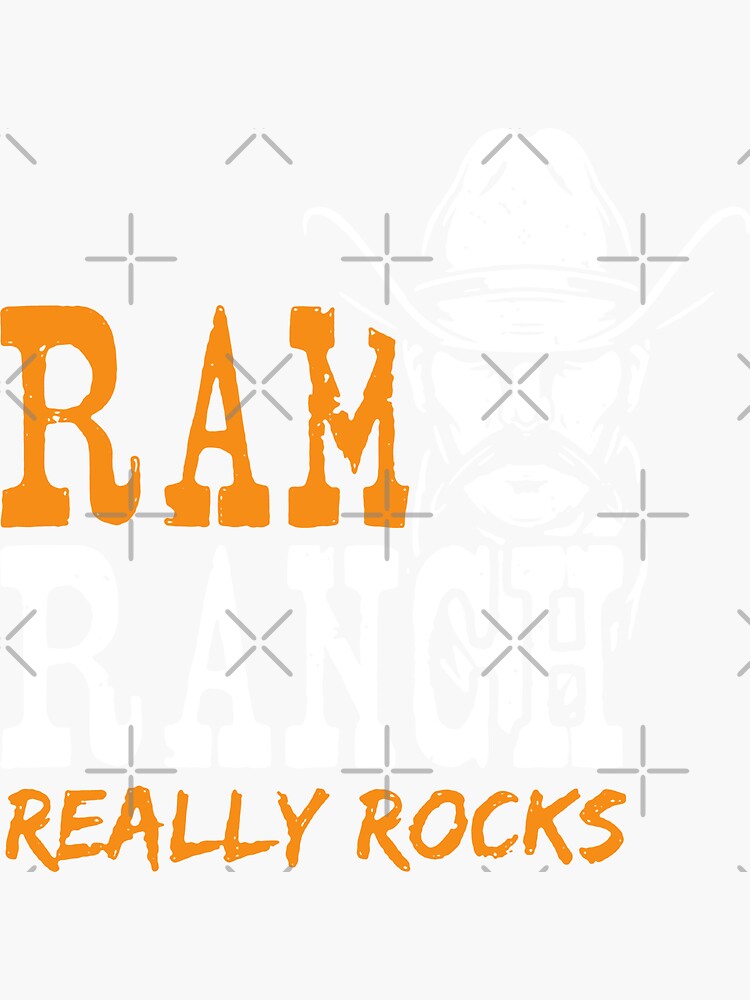"ram rancher | ram ranch | grant macdonald" Sticker for Sale by ...