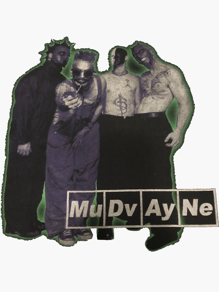 "Mudvayne" Sticker for Sale by Neonic964 | Redbubble