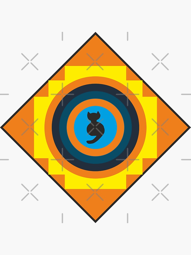 "block silhouette" Sticker for Sale by desingprocool | Redbubble