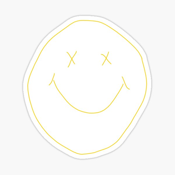 "Yellow smilling face" Sticker for Sale by OsmDz | Redbubble