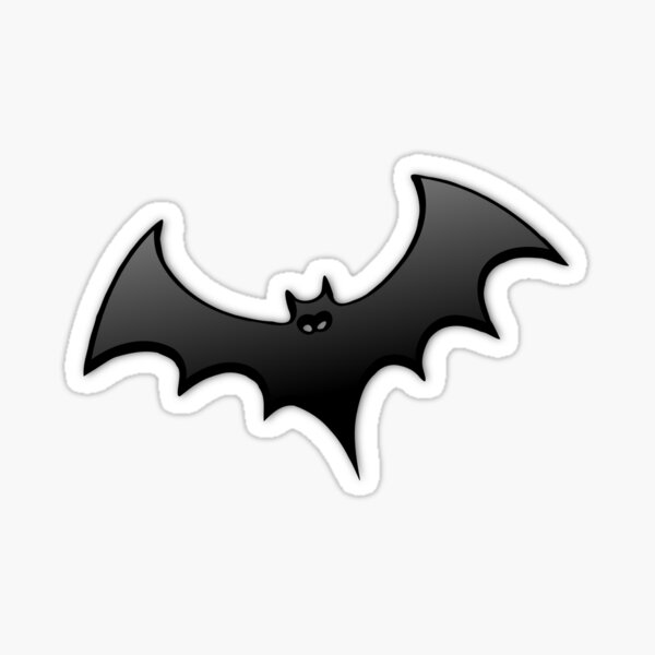 "Bat logo" Sticker for Sale by BigRedDot | Redbubble