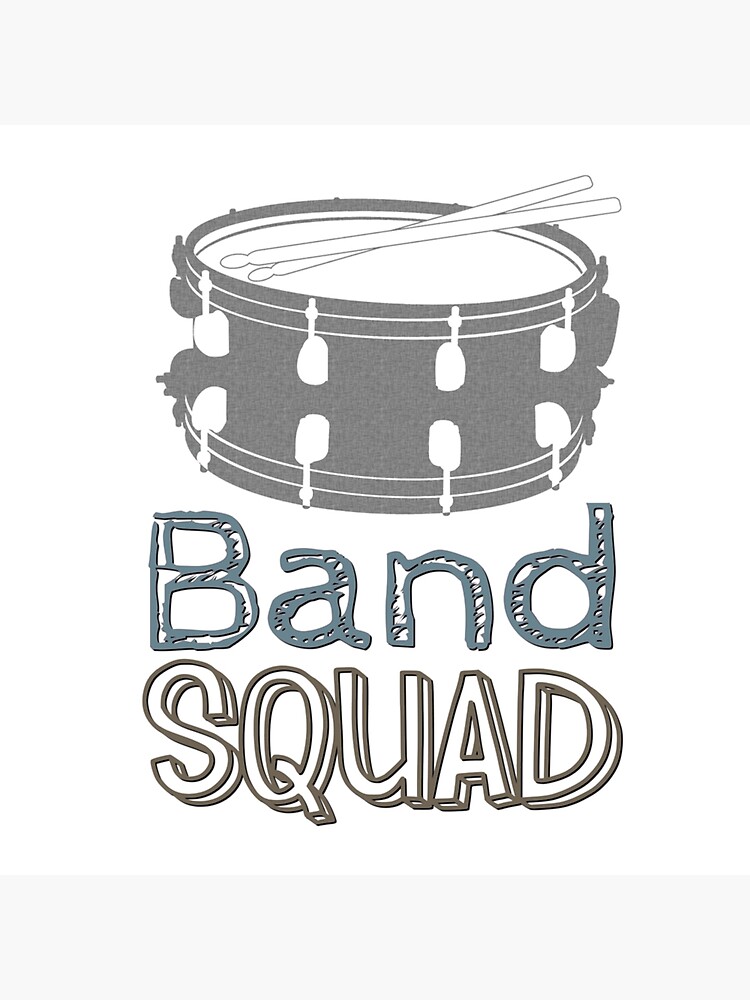 "Band Squad Snare Drum Poster" Sticker for Sale by cayleywisseljd ...