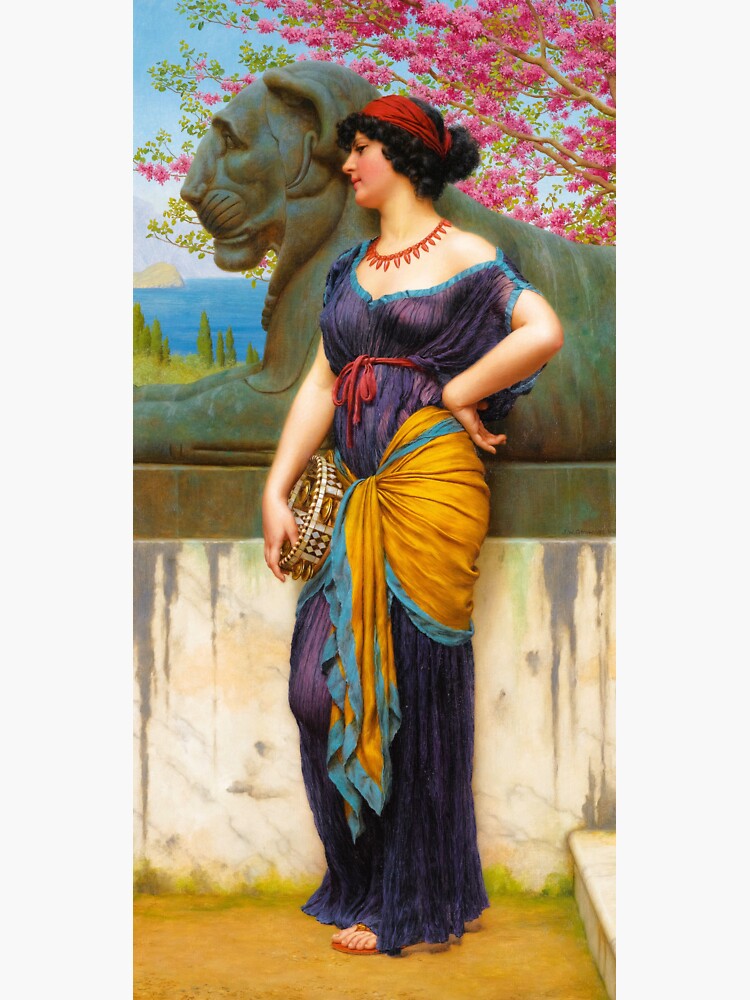 "In the Grove of the Temple of Isis" Sticker for Sale by AncientGenius ...