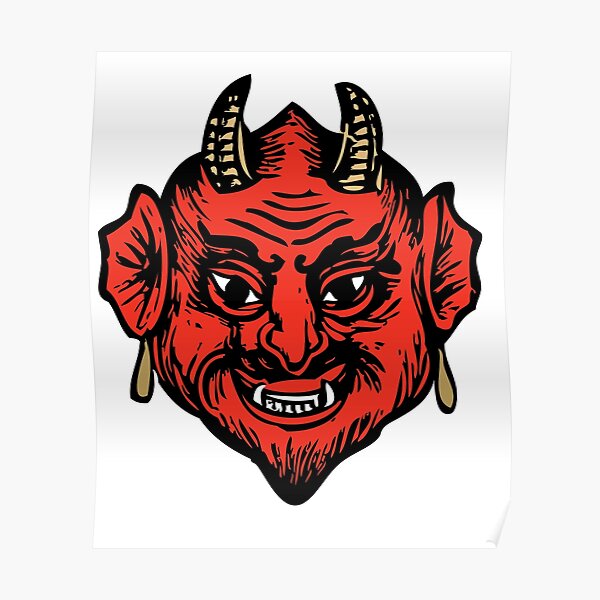 "Devil" Poster for Sale by goldenlolly1 | Redbubble