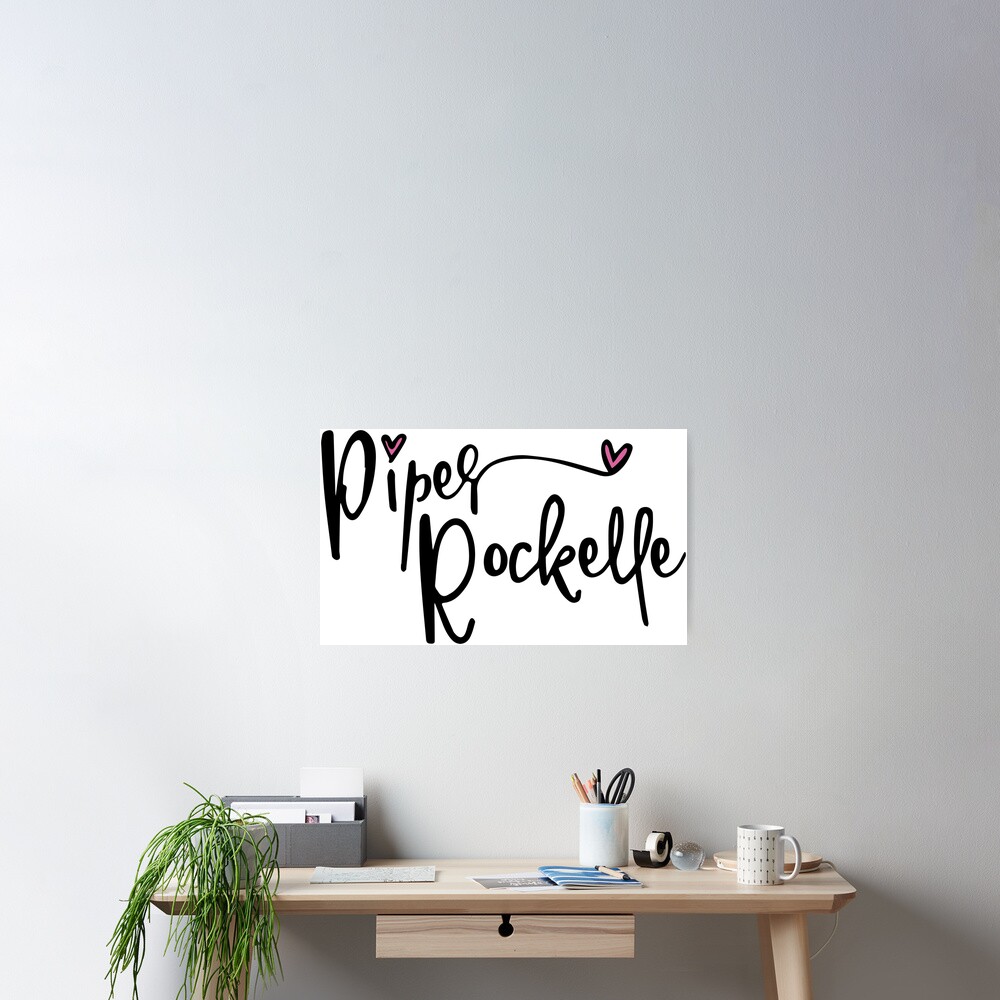 "Piper rockelle name merch design" Poster for Sale by RandomRovvly-B ...