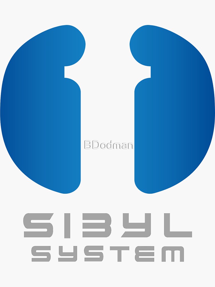 "Sibyl System Logo" Sticker for Sale by BDodman | Redbubble