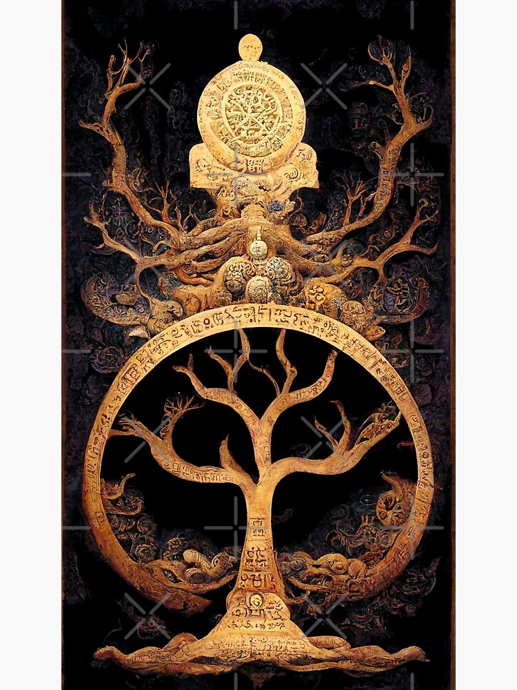 "Arcane Tree of Life" Poster for Sale by Myriam Iart | Redbubble
