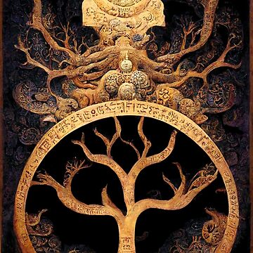 "Arcane Tree of Life" Poster for Sale by Myriam Iart | Redbubble