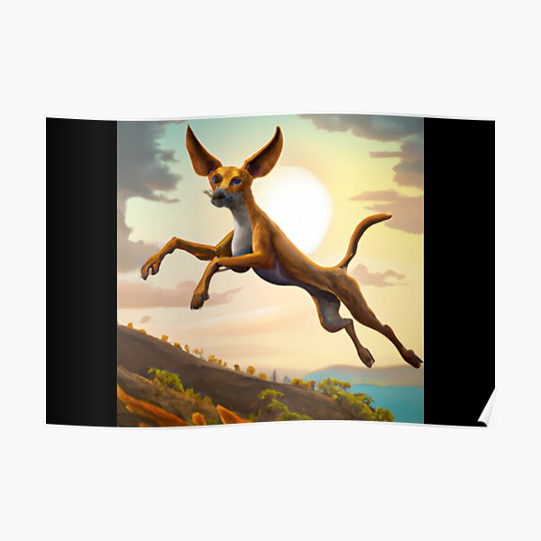 "Flying Dog Art" Poster for Sale by Shadowbyte91 | Redbubble