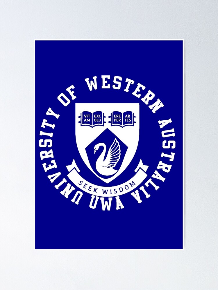 "University Of Western Australia logo" Poster for Sale by MyUniversity ...
