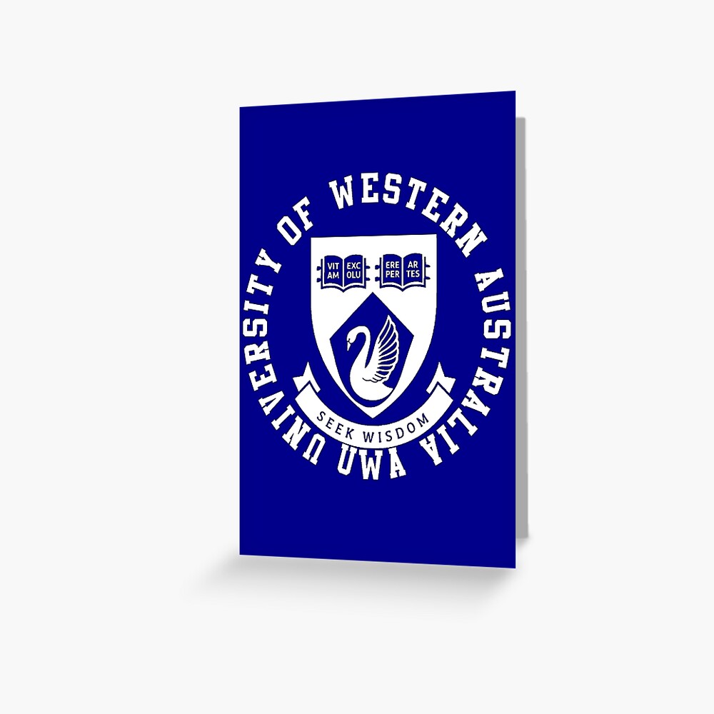"University Of Western Australia logo" Greeting Card for Sale by ...