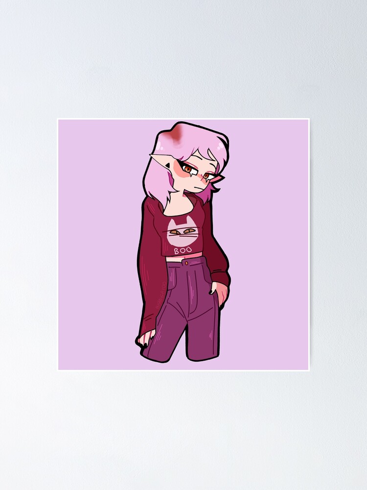 "Amity Blight (the owl house)" Poster for Sale by kangayooo | Redbubble