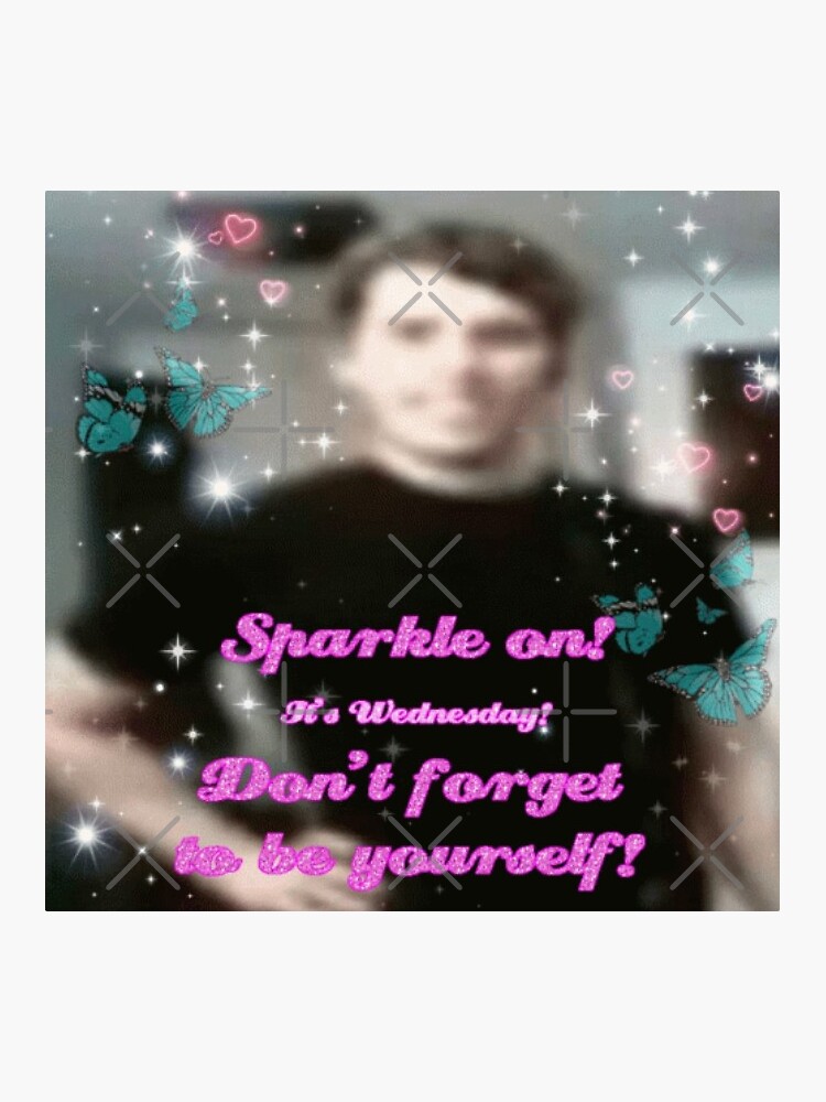 "jerma sparkle on" Sticker for Sale by eatinlegumes | Redbubble