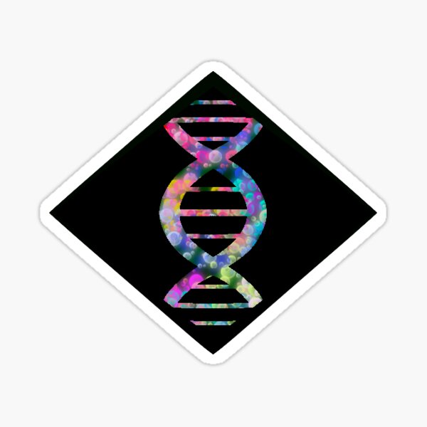 "Bubbled Badge of Mutations" Sticker for Sale by AberrantSMP | Redbubble