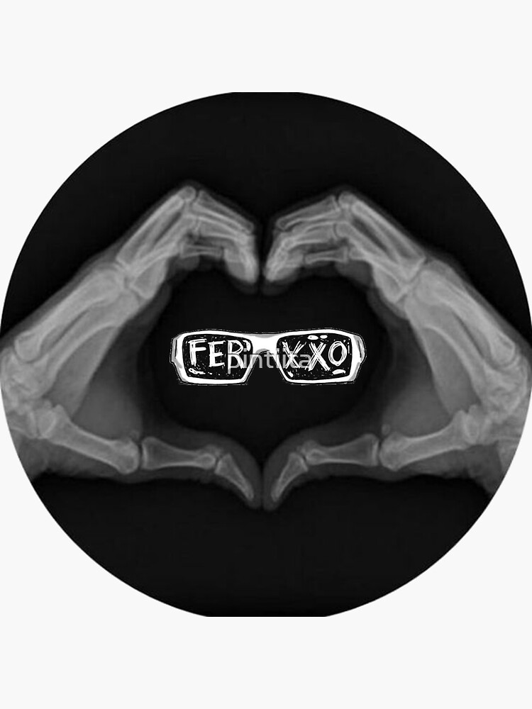 "Feid glasses logo | Ferxxo" Sticker for Sale by pintiita | Redbubble