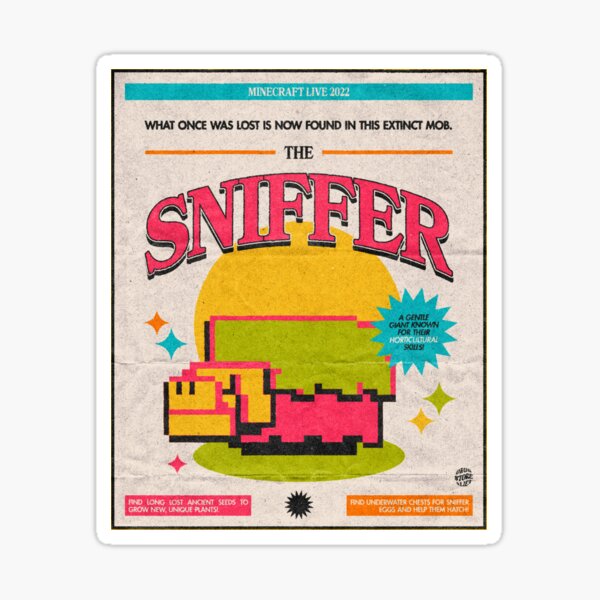 "SNIFFER" Sticker for Sale by drugstorealien | Redbubble