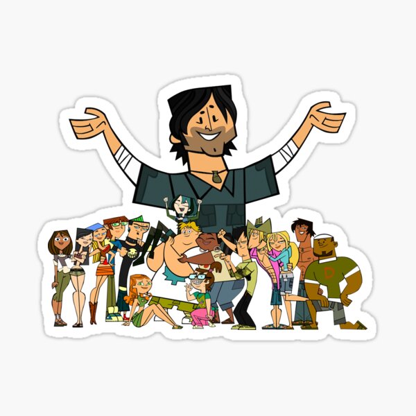 "Total Drama" Sticker for Sale by squiregesha2 | Redbubble