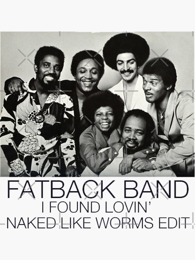 "Retro The Fatback Band" Sticker for Sale by Teenager1991 | Redbubble
