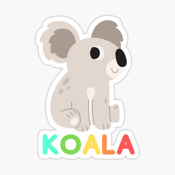 "Cute Koala" Sticker for Sale by akartiwa | Redbubble