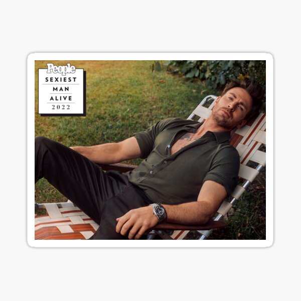 "Chris Evans" Sticker for Sale by justforya | Redbubble