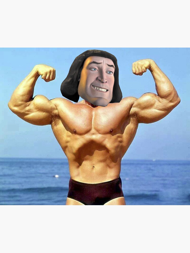 "Shirtless Lord Farquaad from shrek" Sticker for Sale by ...