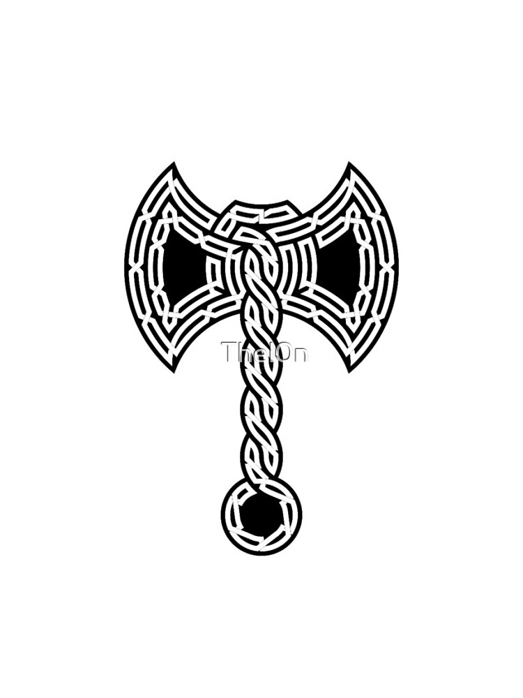 "Detailed Celtic Axe" iPhone Case for Sale by Thel0n | Redbubble