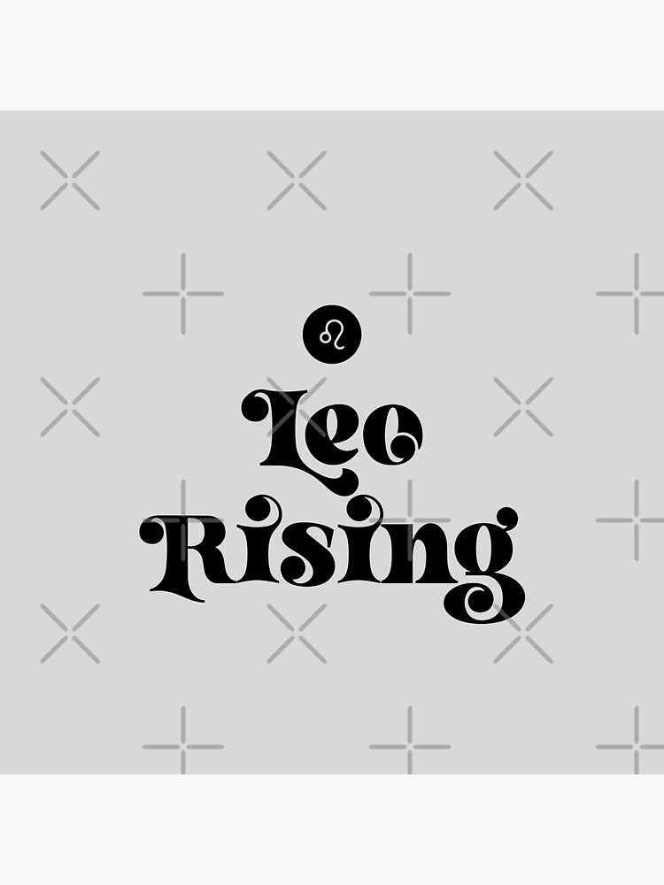 "LEO RISING Astrology Zodiac Sign and Symbol" Poster for Sale by ...