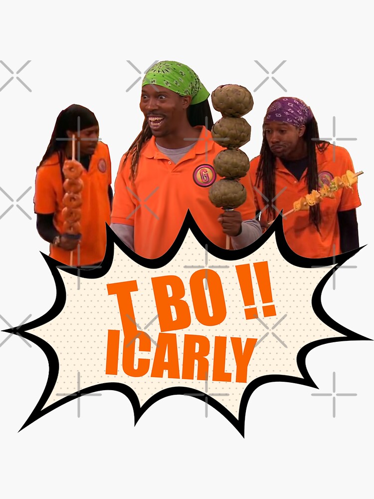 "T Bo Icarly MEME" Sticker for Sale by DivineLiveShop | Redbubble