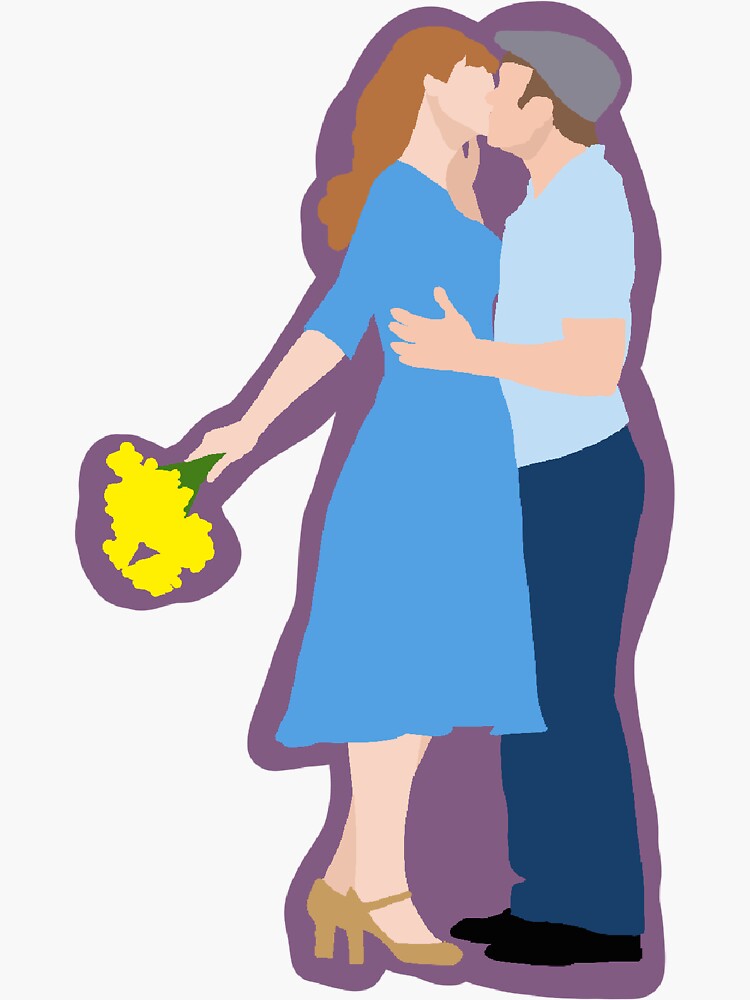 "edward and sandra bloom, "big fish"" Sticker for Sale by themorganlane ...