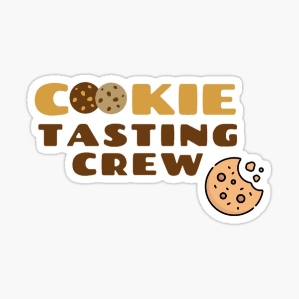 "Cookie tasting crew" Sticker for Sale by Sakshi-S | Redbubble