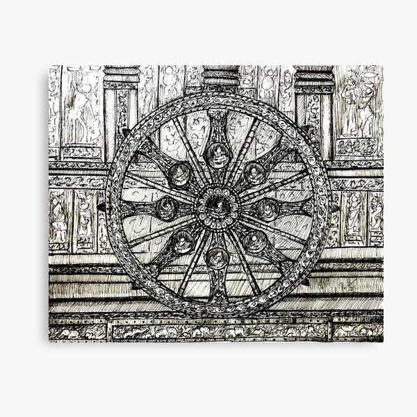 "Konark Sun Temple" Canvas Print for Sale by poojasrinivas | Redbubble