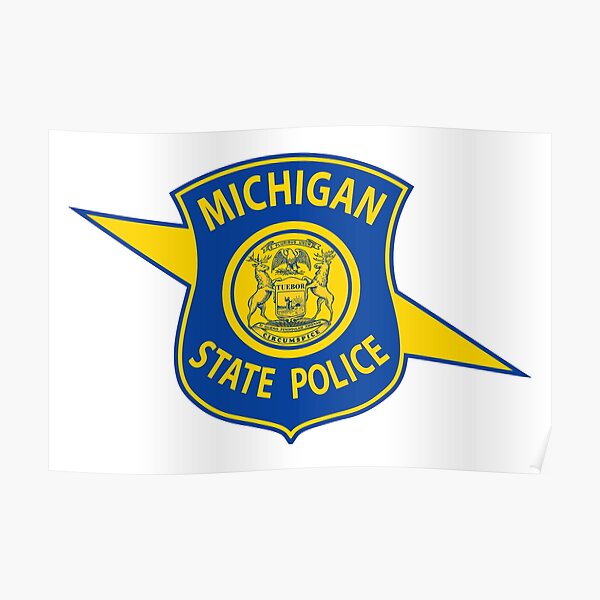 "Michigan State Police Logo Crest" Poster for Sale by Osprey34 | Redbubble
