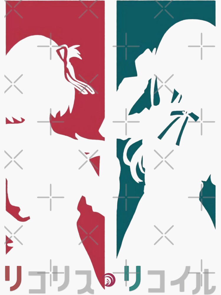 "Lycoris Recoil " Sticker for Sale by comFad | Redbubble