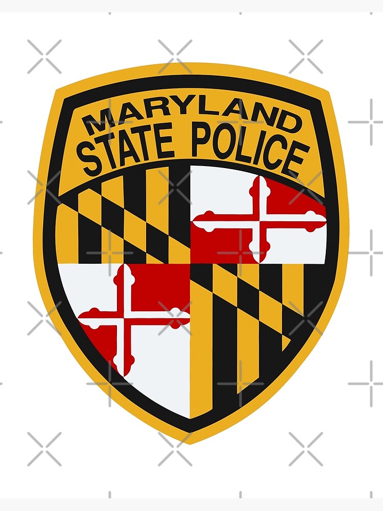 "Maryland State Police Crest Logo" Art Board Print for Sale by Osprey34 ...