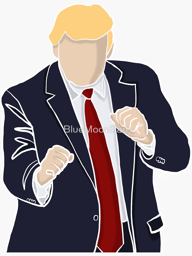"Dancing Trump Illustration, Donald Trump, USA, America, Patriotic ...