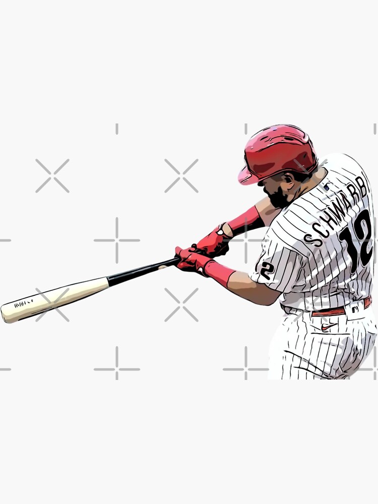 "Kyle Schwarber Sticker" Sticker for Sale by RB941 | Redbubble