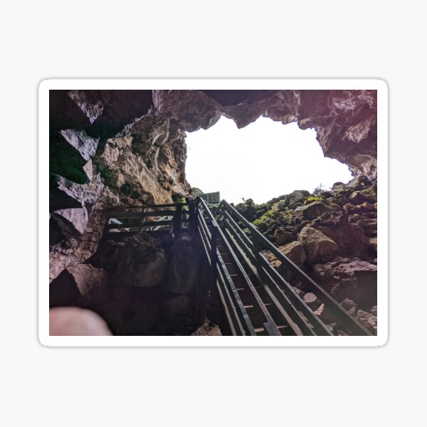 "Ice cave" Sticker for Sale by Outlawturnip | Redbubble