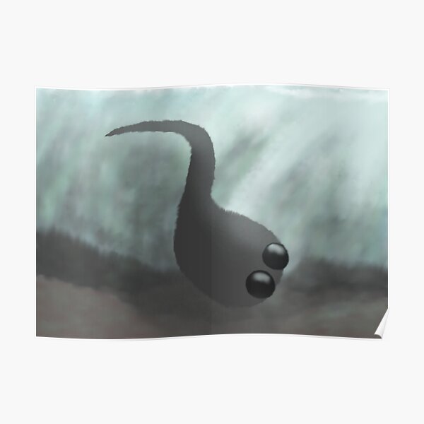 "Bubble the Tadpole" Poster for Sale by SpooksGhostArt | Redbubble