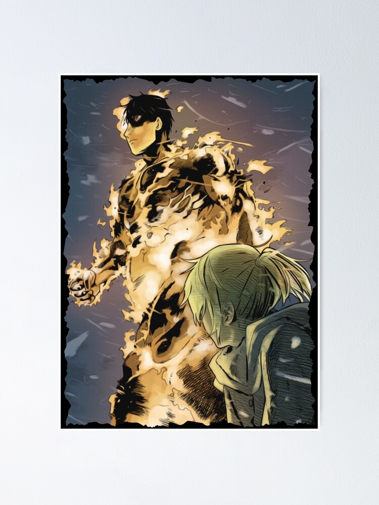 "FIRE PUNCH" Poster for Sale by graftlimda | Redbubble