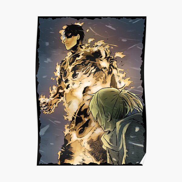 "FIRE PUNCH" Poster for Sale by graftlimda | Redbubble